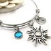 Personalized Sun Bracelet Sun Jewelry Sun Lover Gift Sun - Etsy