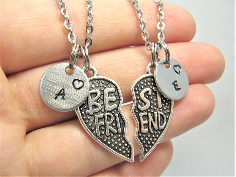 Best Friend Necklace Friendship Necklace for 2 Best Friends | Etsy