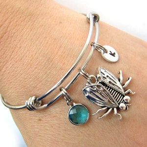 Cute Fly Bracelet, Fly Insect Bracelet, Fly Jewelry, Insect Charm ...
