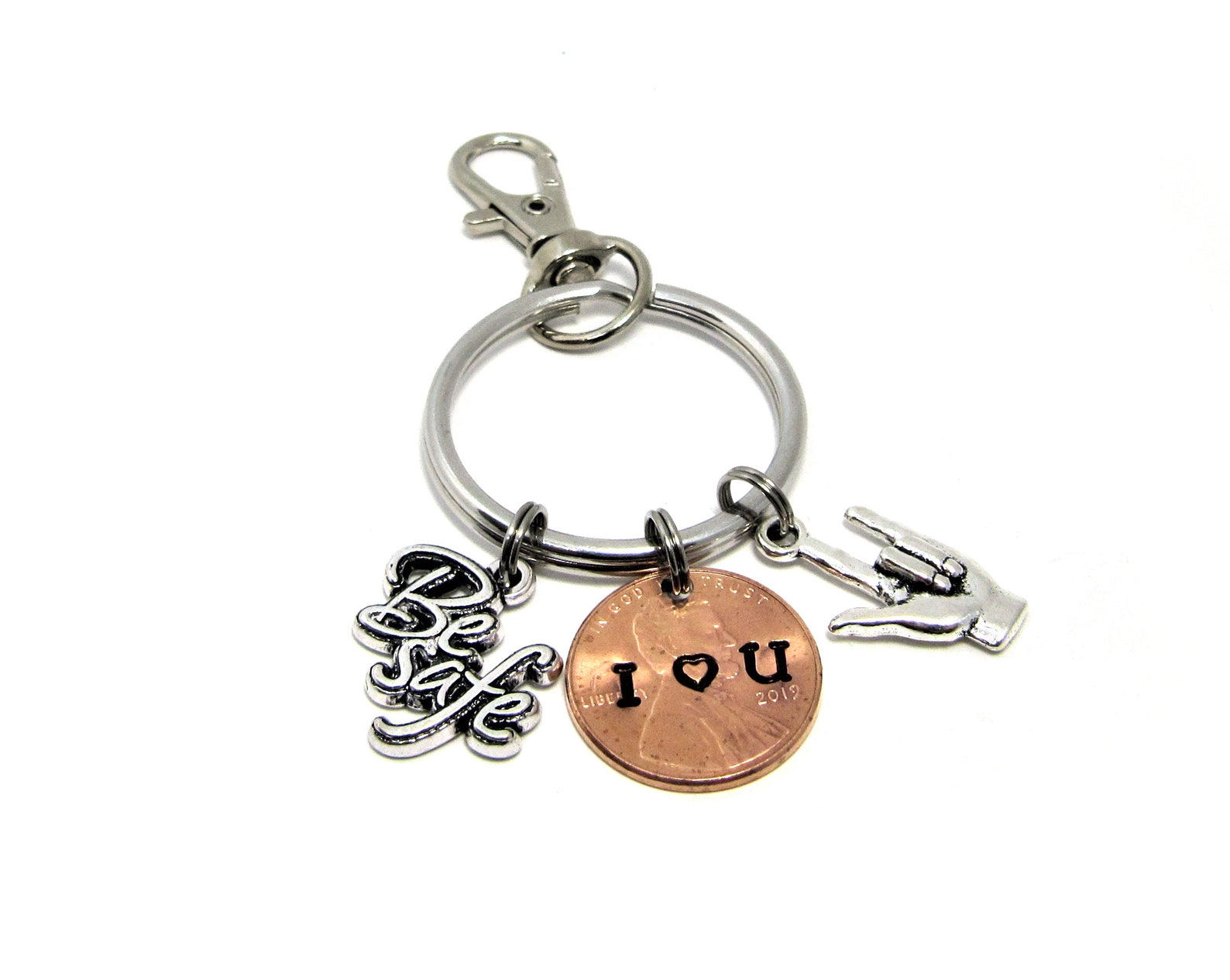 Lucky Penny Keychain Anniversary Penny Keychain Cute | Etsy