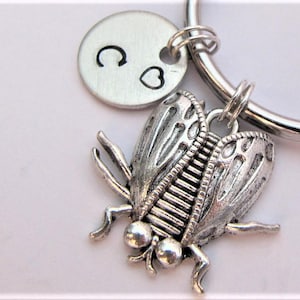 Fly Keychain, Fly Charm, Insect Keychain, Personalized Keychain ...