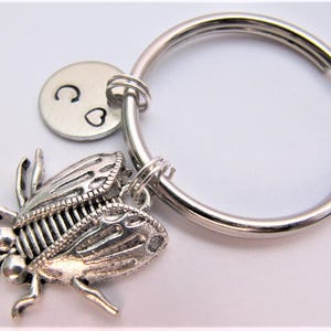 Fly Keychain, Fly Charm, Insect Keychain, Personalized Keychain ...