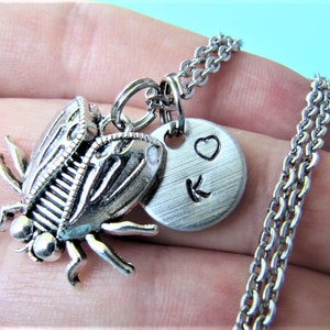 Fly Charm Necklace, Fly Insect Necklace, Fly Jewelry, Insect Jewelry ...