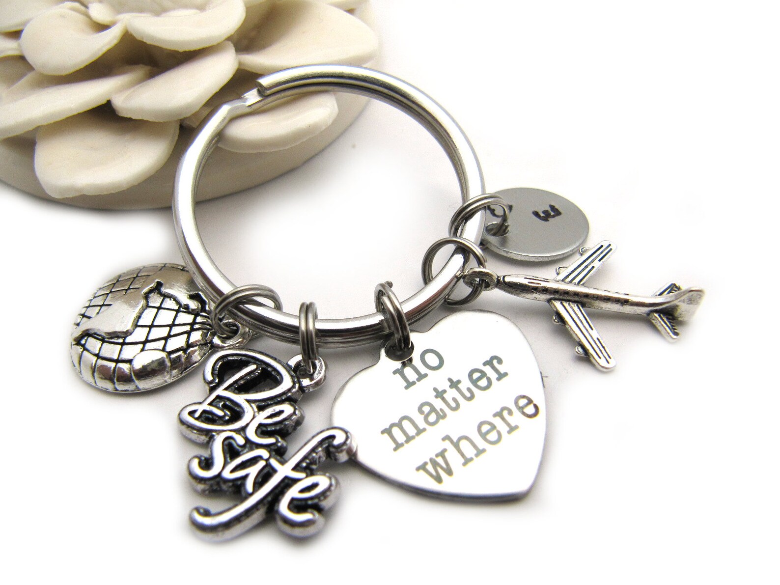 Be Safe Keychain, No Matter Where Keychain, No Matter Where Gift ...