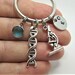 Personalized DNA Keychain Microscope Keychain Science - Etsy