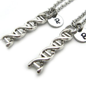 DNA Necklace, Friendship Necklace, Double Helix Necklace, DNA Jewelry ...