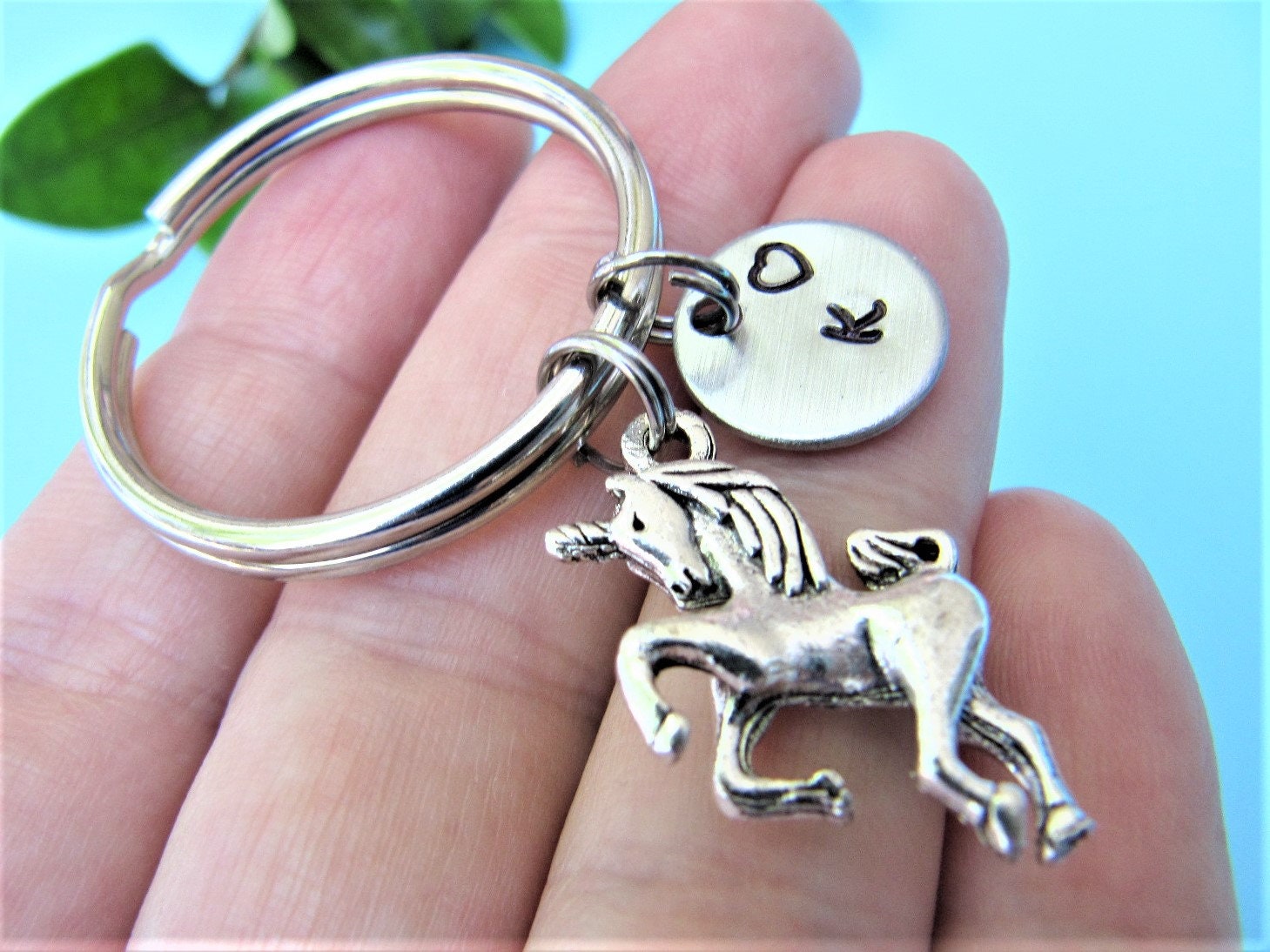 Personalized Unicorn Keychain Unicorn Keyring Unicorn | Etsy