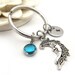 Personalized Moon Keychain, Crescent Moon Keychain, Moon Jewelry, Moon ...