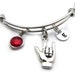 Personalized ASL Bracelet, I Love You Sign Language Bracelet, Sign ...