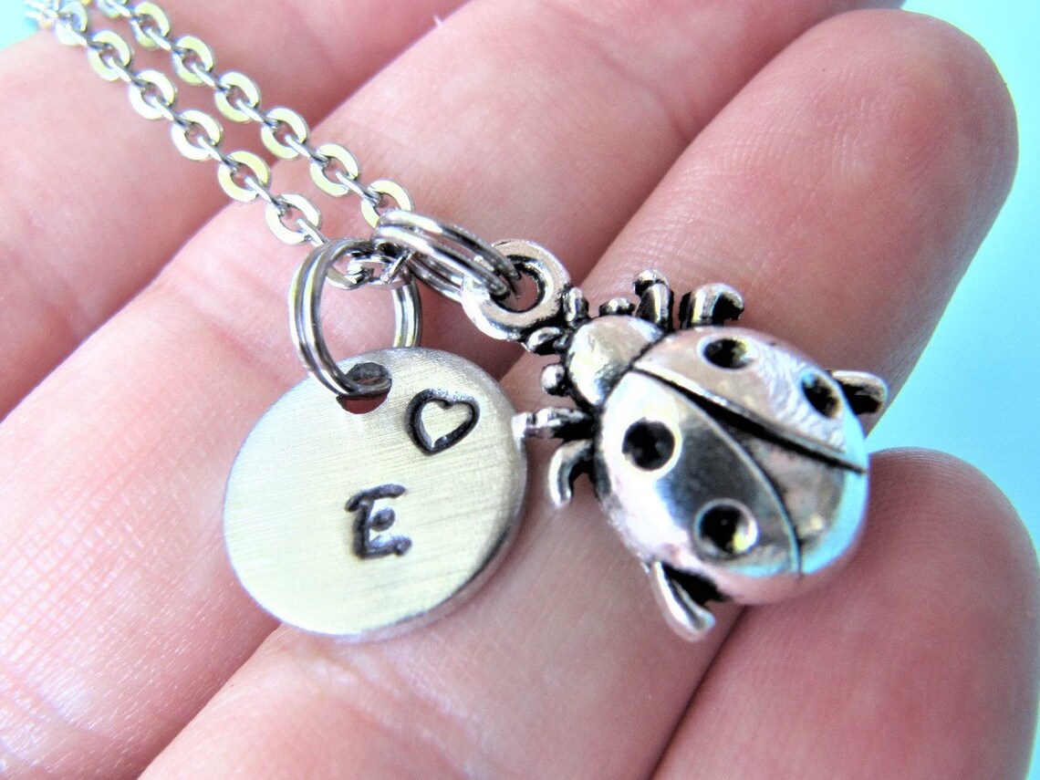 Ladybug Necklace Ladybug Jewelry Ladybug Charm Necklace | Etsy