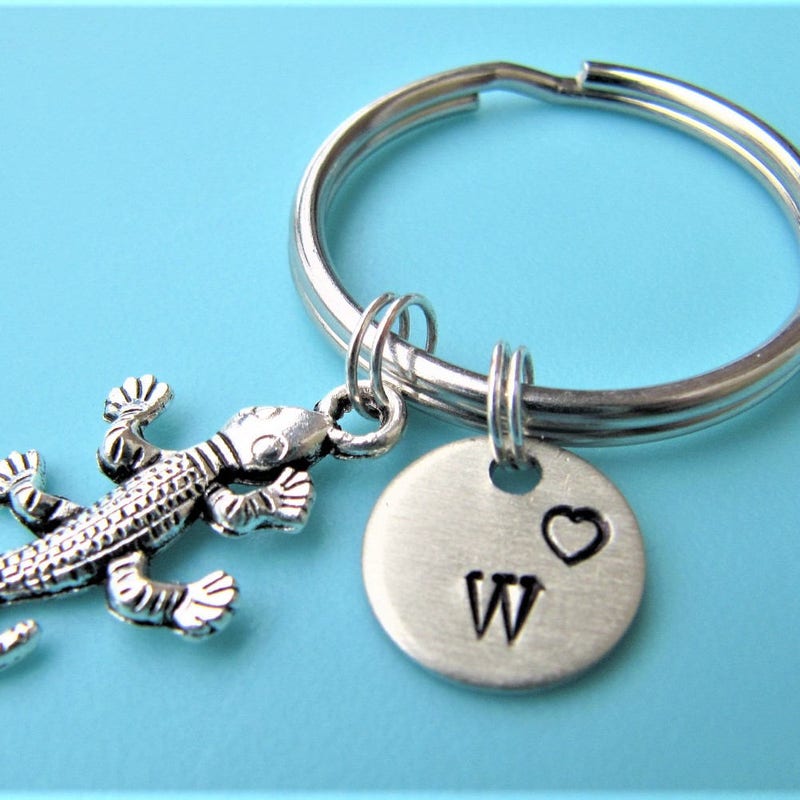 Lizard Keychain - Etsy