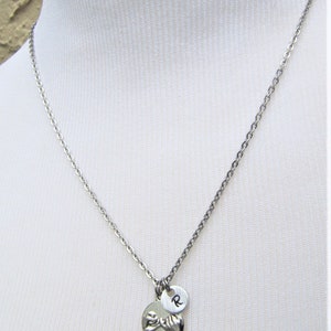 Set of 2 Personalized Pinky Promise Necklace, Silver Pinky Swear ...