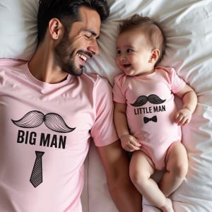 Father and Son Matching Outfits,big Man and Little Man Shirt and ...