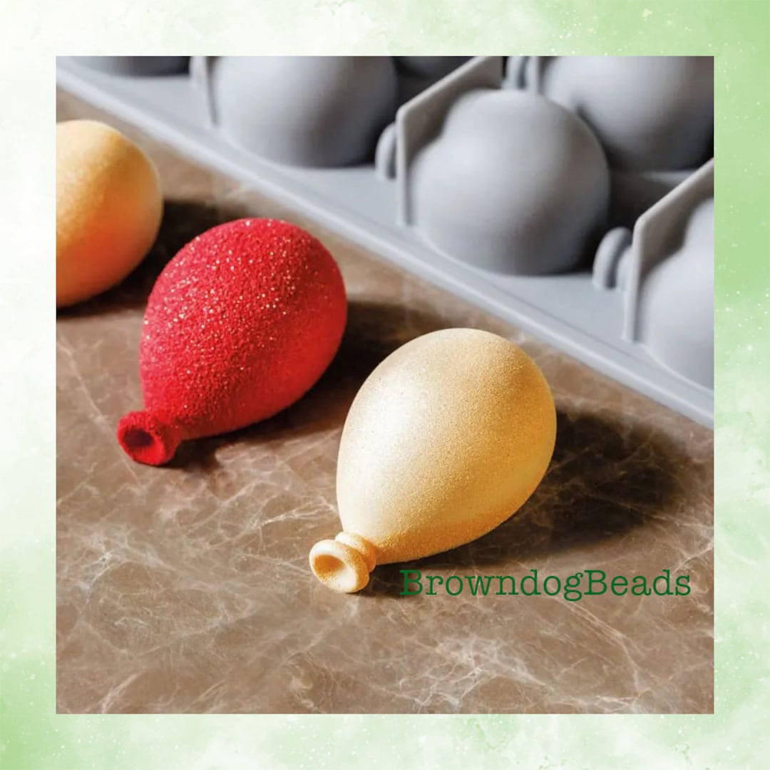 3D Balloon Shape Silicone Pastry Molds Fondant Chocolate Mousse Cake ...