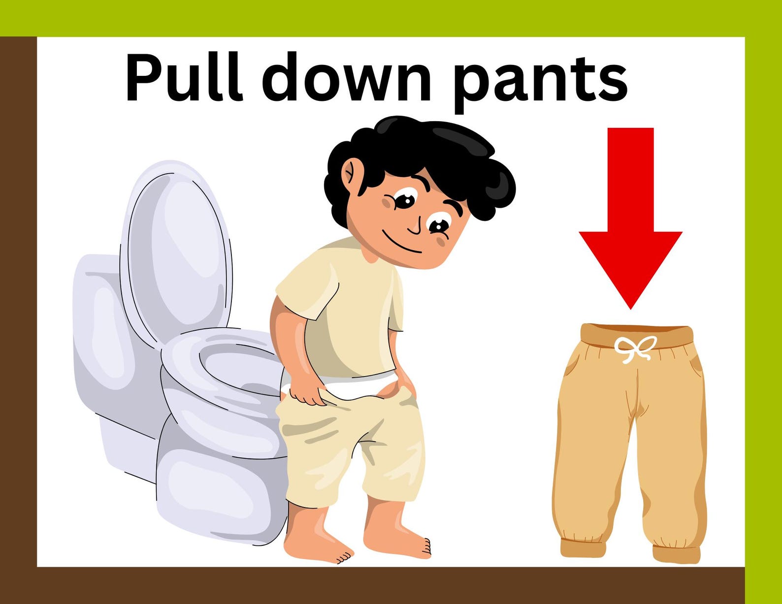 Potty Training Visuals Printable Pack – Autism & Special Needs Support ...
