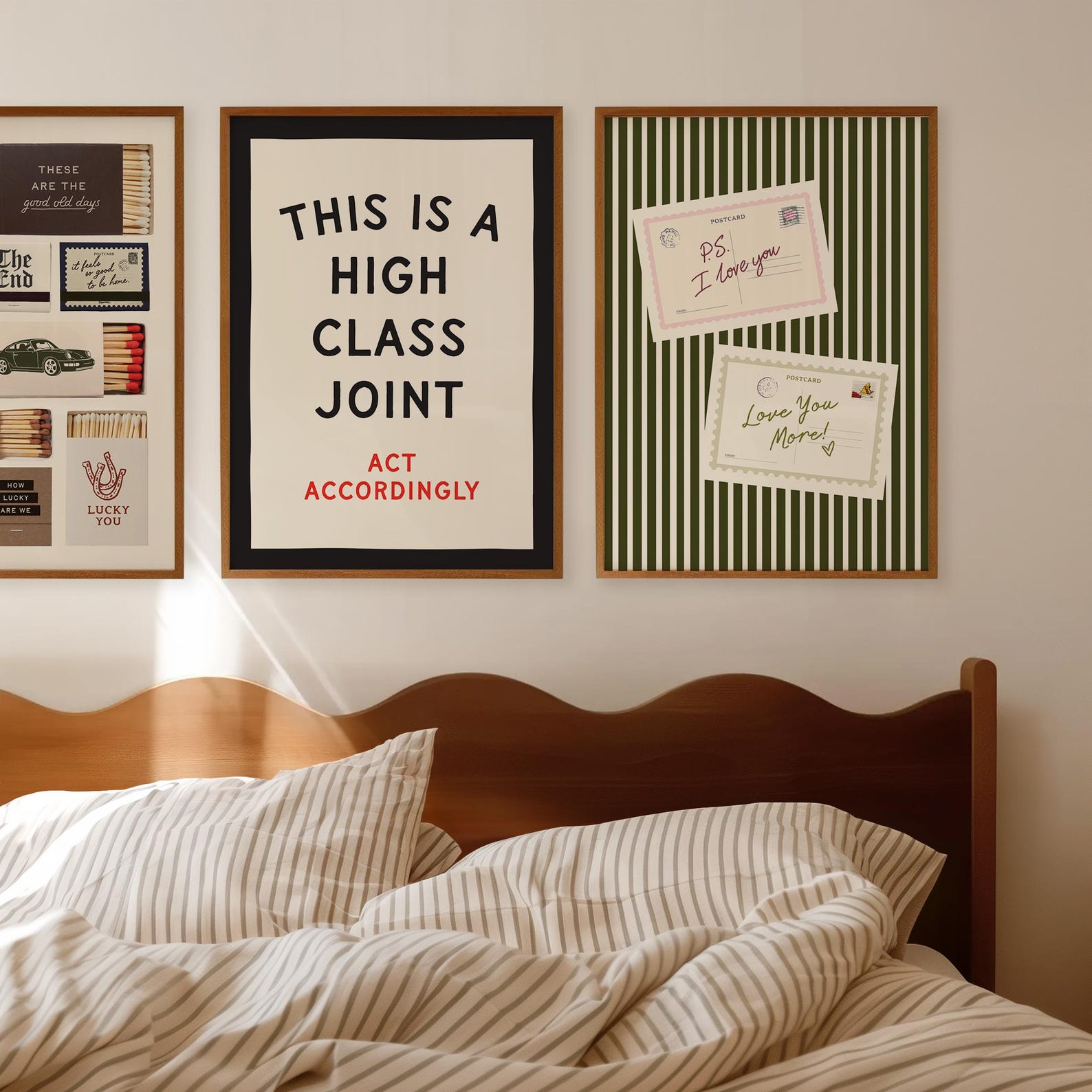 Trendy Poster Set of 3 Prints: This is a High Class Joint Print ...