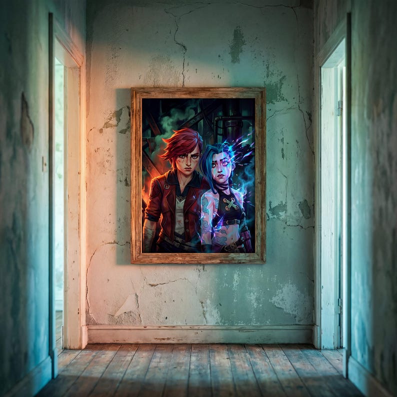 Poster Arcane Characters, Printable Wall Art, Digital Download, Gaming ...