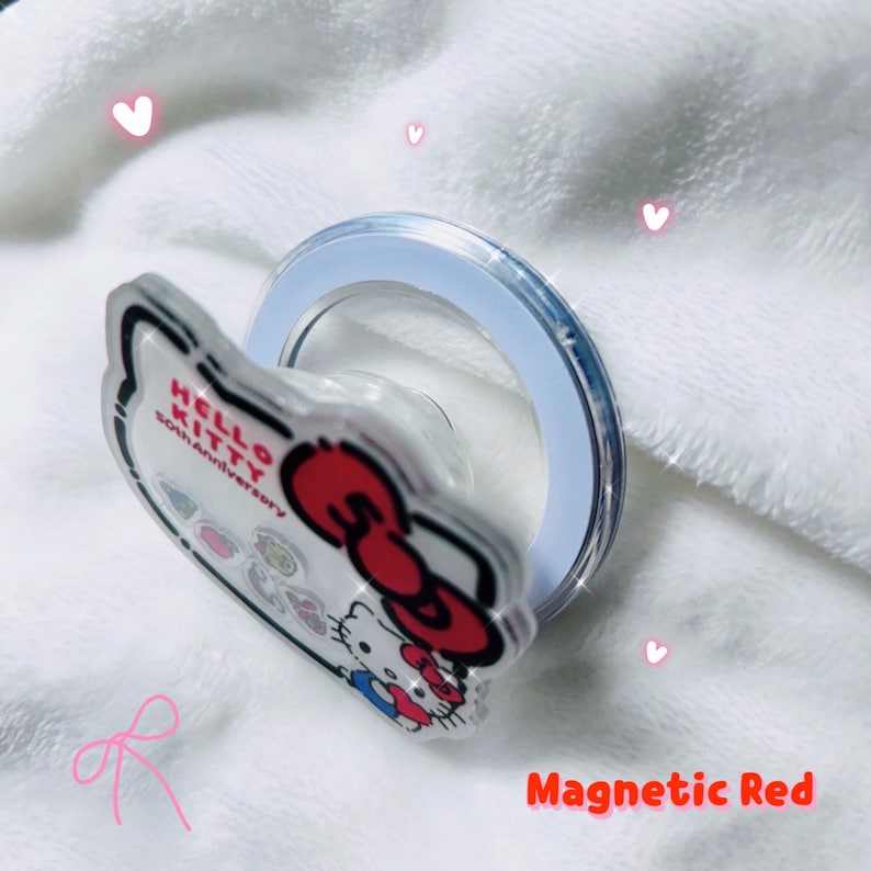 Sanrio Hello Kitty Magnetic Phonegrip Sanrios Phone Accessories Hello ...