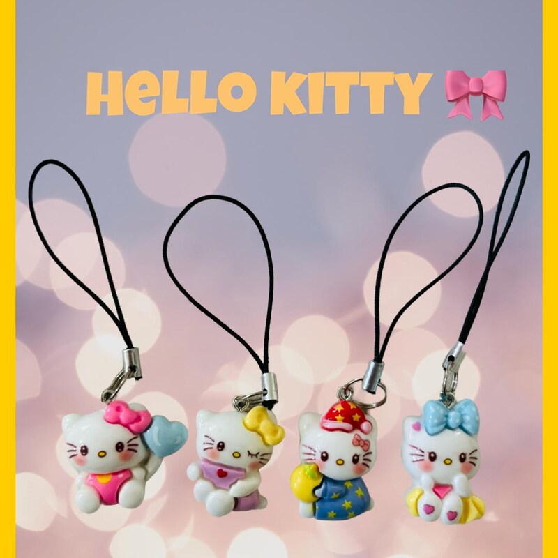 Hello Kittys Key Chain - Etsy