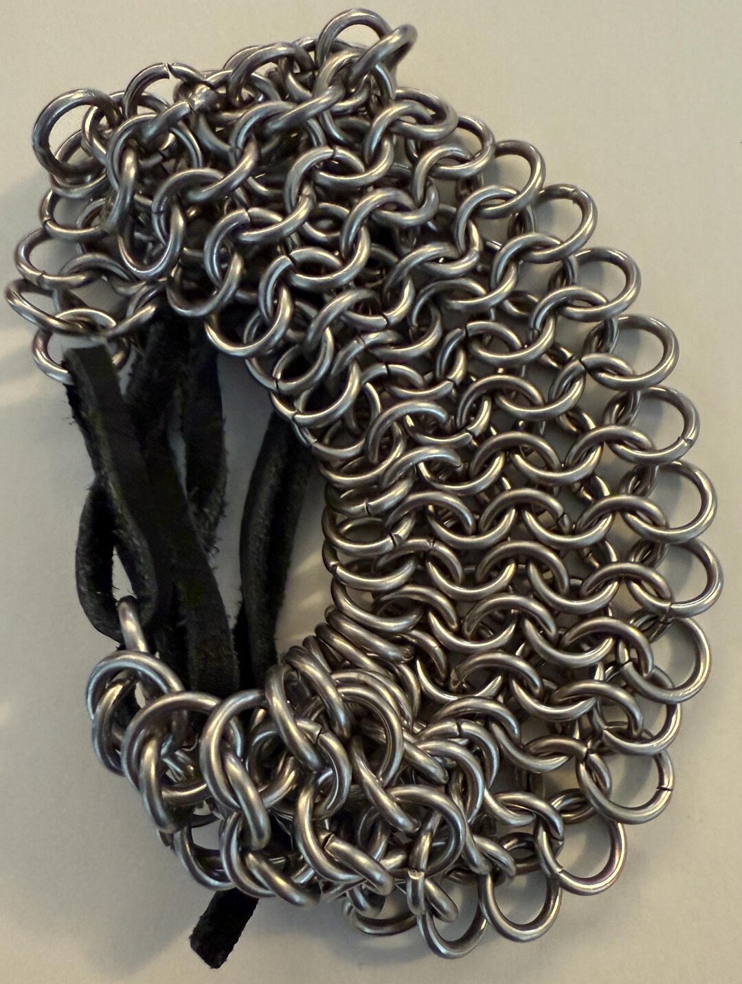 European 4-in-1 Chainmail Lace up Cuff - Etsy
