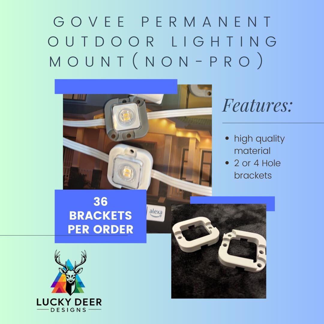 Govee (non-pro) Light Mount Bracket: Heavy Duty for Govee Permanent ...