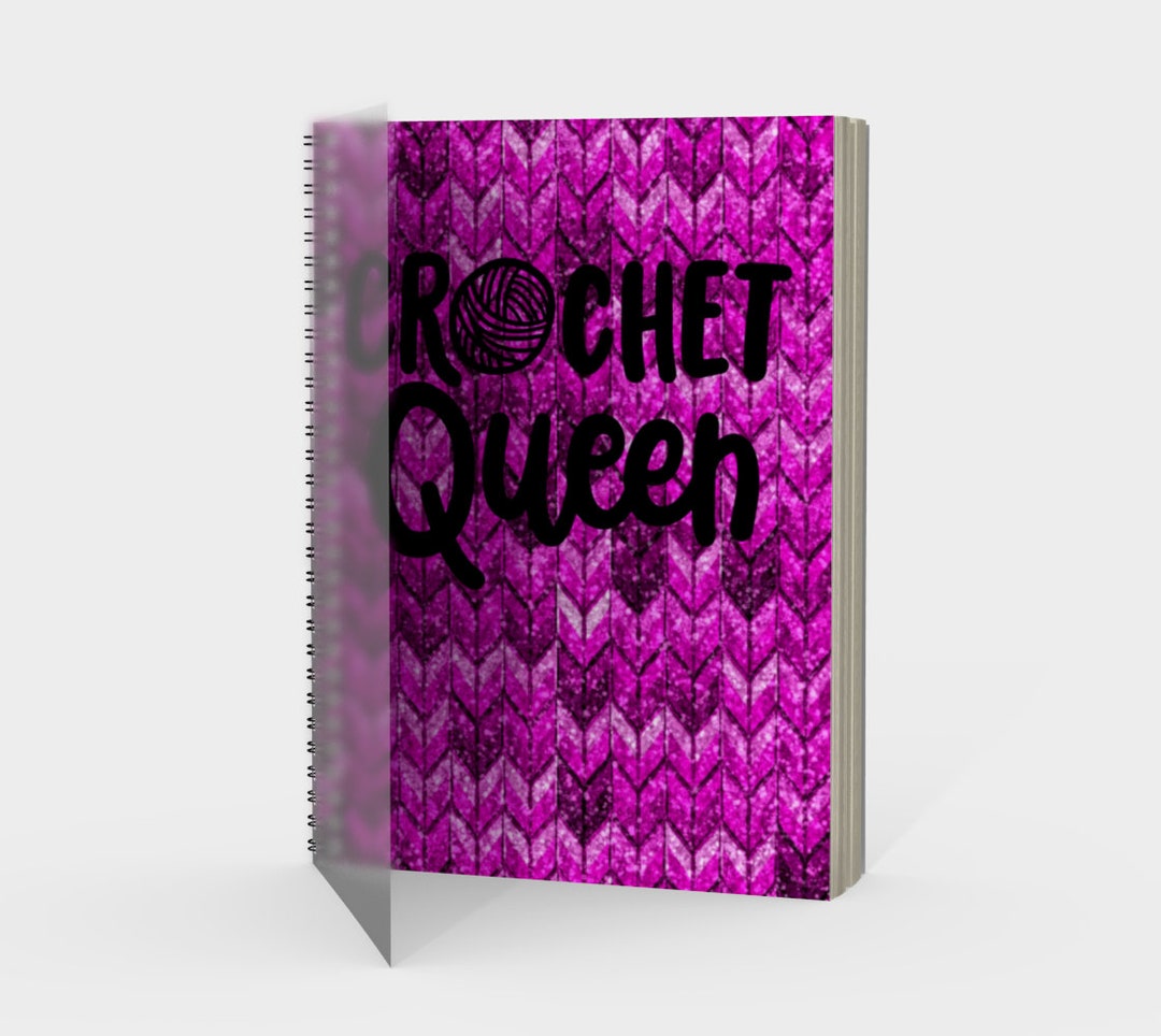 Crochet Queen Notebook Pink - Etsy