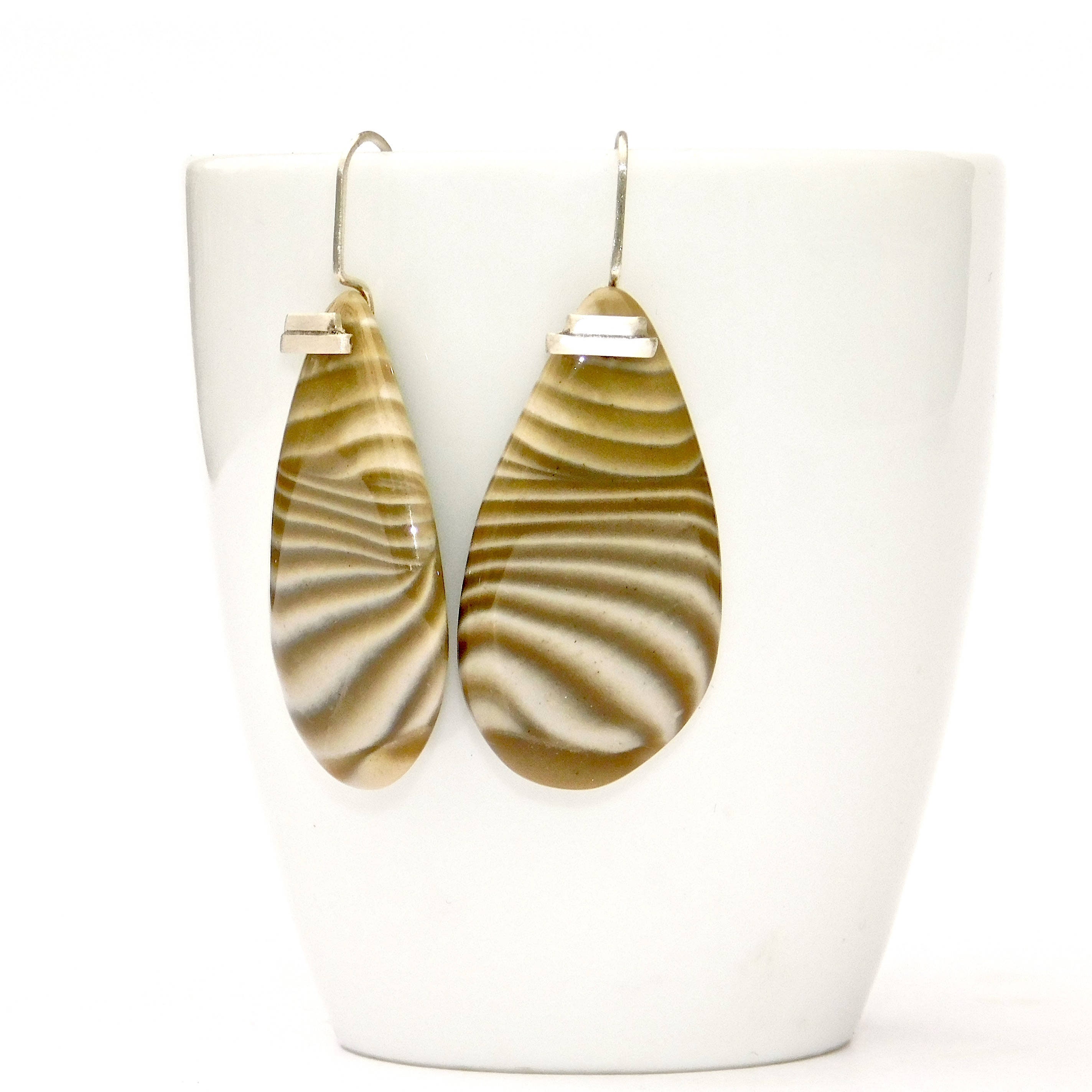 Betty Polish Flint Earrings