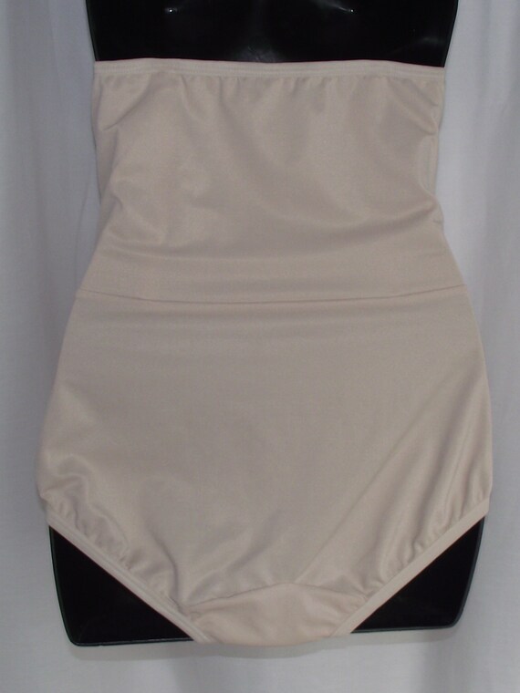 Flexees Corset Girdle Pantie Sz XL Nude Hook Eye Fron… - Gem