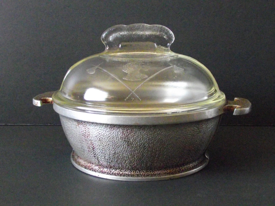 Guardian Service Hammered Aluminum Oven to Table Small Casserole ...