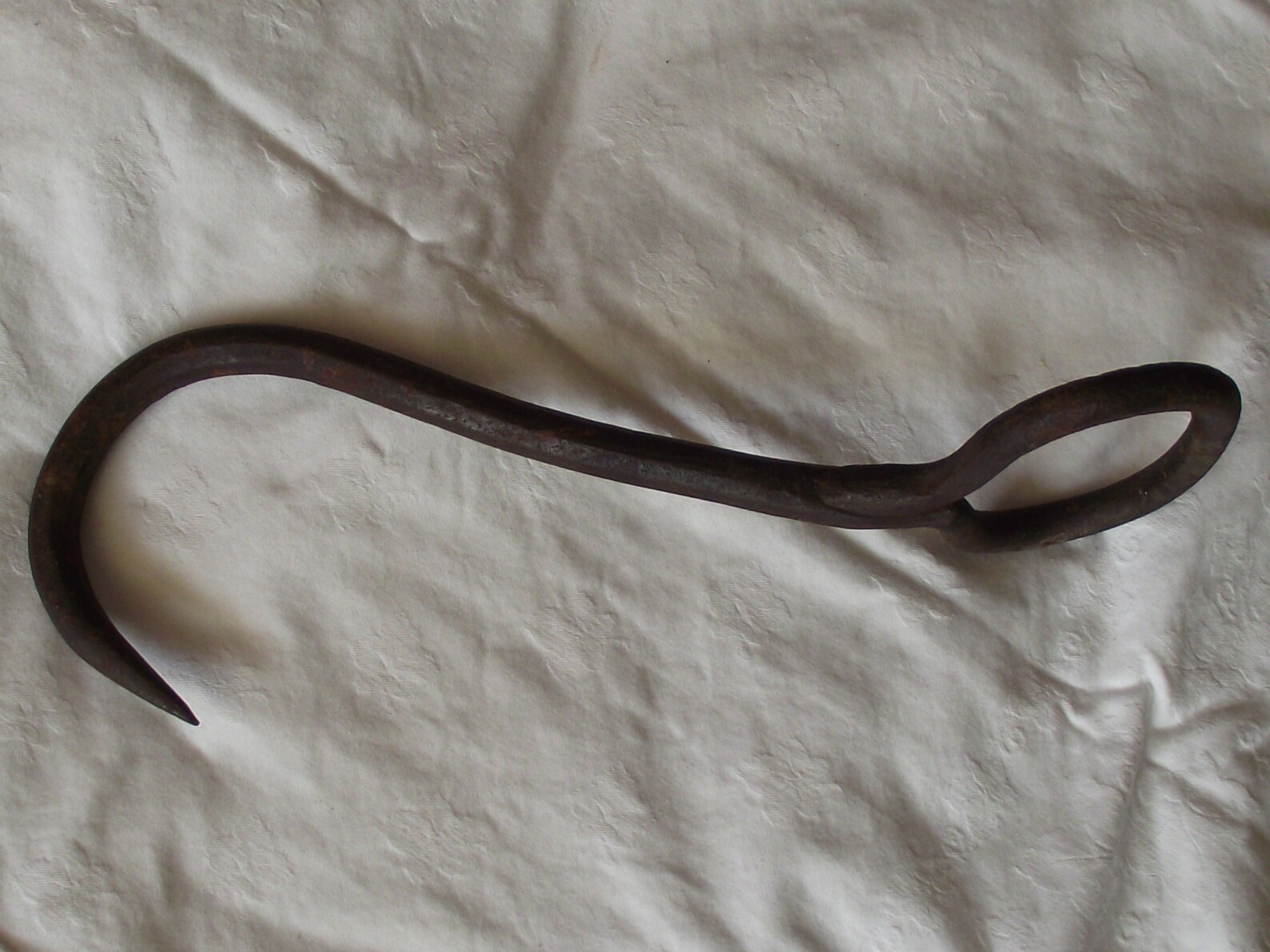 Cast Iron Hand Plum Hook Logging CCC Forestry Antique Tool Rustic ...