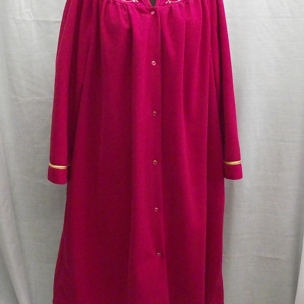 Women's Long Snap Front Robe - Etsy