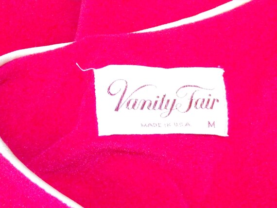 Cherry Red Vanity Fair Zip Front House Coat Soft Fuzz… - Gem