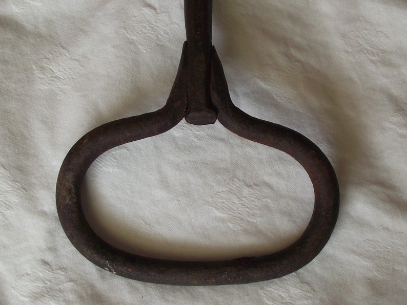 Cast Iron Hand Plum Hook Logging CCC Forestry Antique Tool Rustic ...