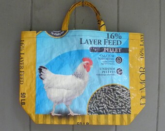 Chicken Feed Tote Bag - Etsy