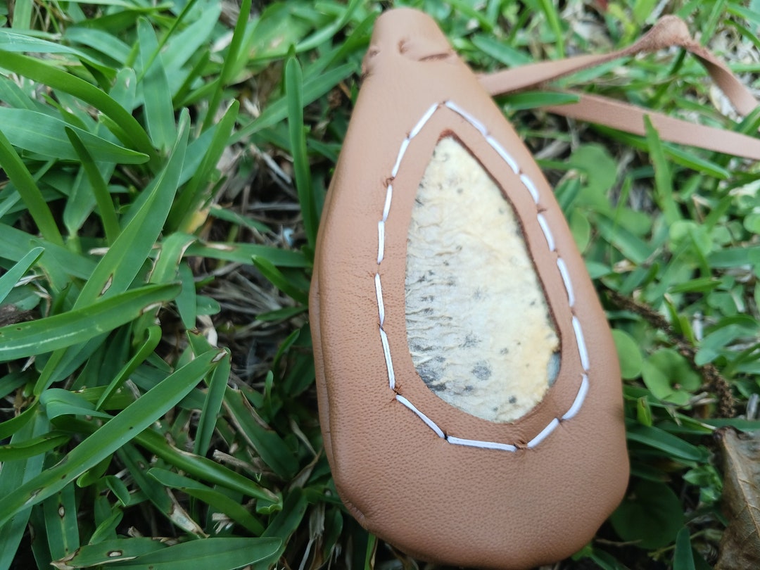 Bark Tanned Catfish Skin Medicine Pouch - Etsy