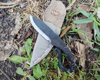 Mountain Man Neck Knife | Primitive Knife Sheath, Cowboy Knife, Native ...