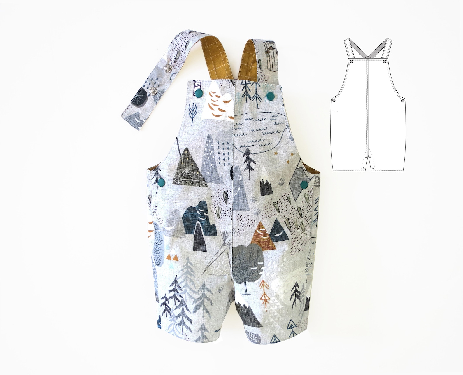 Baby Dungaree Pattern for Boys and Girls. Pattern Bundle 0 - Etsy