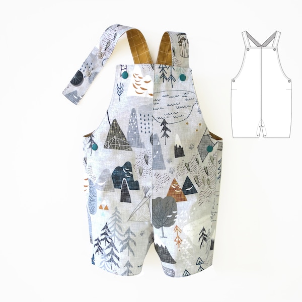 Dungaree Pattern - Etsy UK