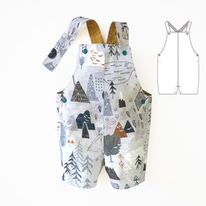 OVERALL Sewing Pattern for Baby and Toddler. PDF Romper Pattern Bundle ...