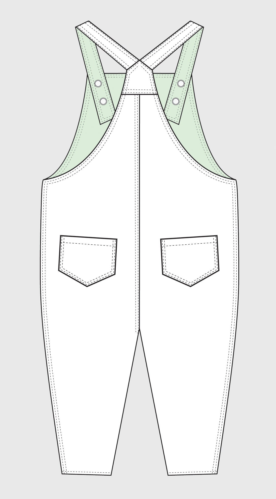 OVERALL Sewing Pattern for Baby and Toddler. PDF Romper - Etsy