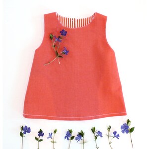 Girl Top Pattern, PDF. Sewing Shirt Pattern for Newborns, Infants ...