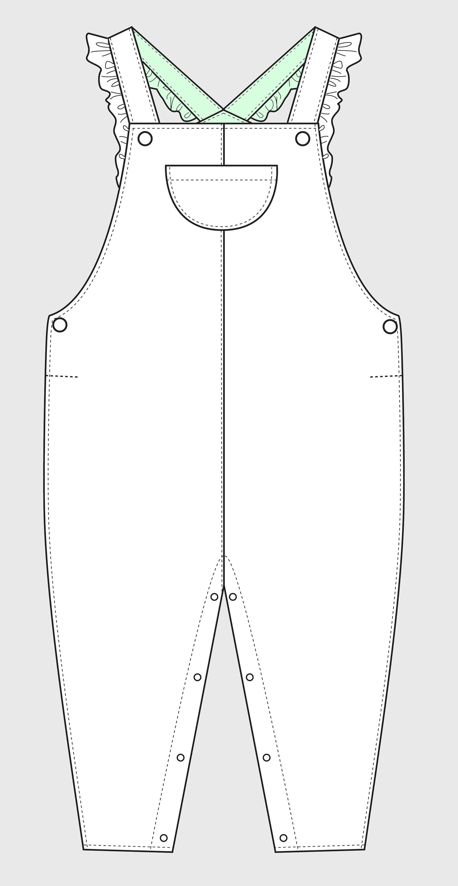 Baby Dungaree Pattern for Boys and Girls. Pattern Bundle 0 - Etsy