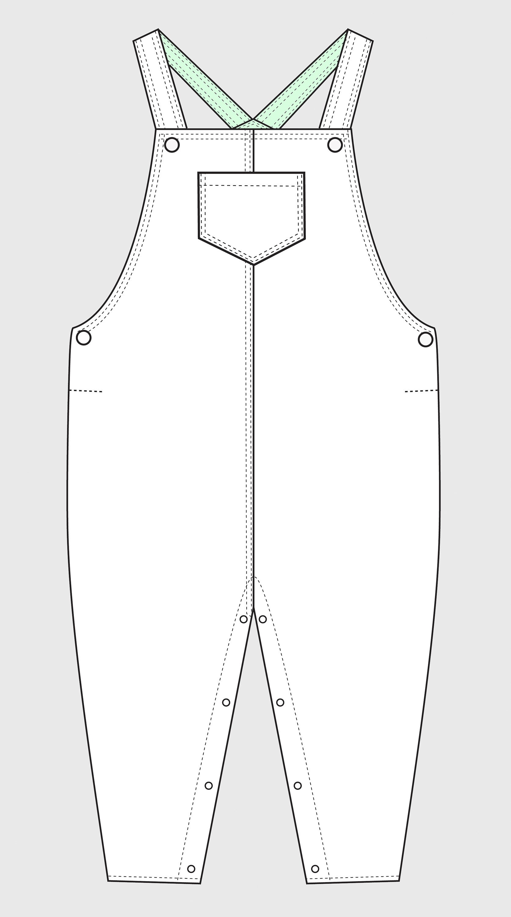 OVERALL SEWING PATTERN for Baby and Toddler. Sewing Pdf Romper | Etsy