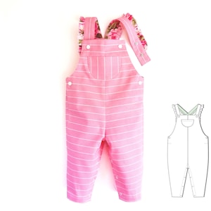 OVERALL Sewing Pattern for Baby and Toddler. PDF Romper Pattern Bundle ...