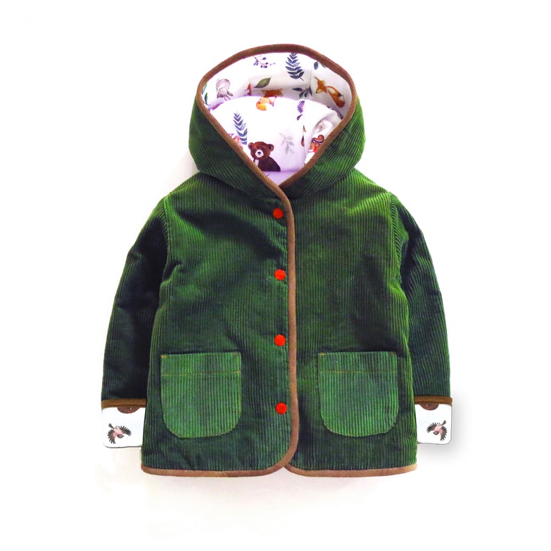 Princeton PDF Baby Sewing Pattern Hooded Coat Jacket Hooded - Etsy