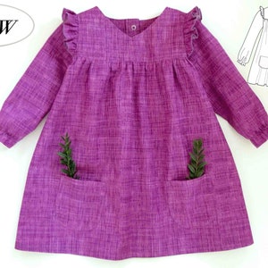 Baby Dress PDF Pattern for Girls, Newborn, Infant, Toddler. Sewing PDF ...