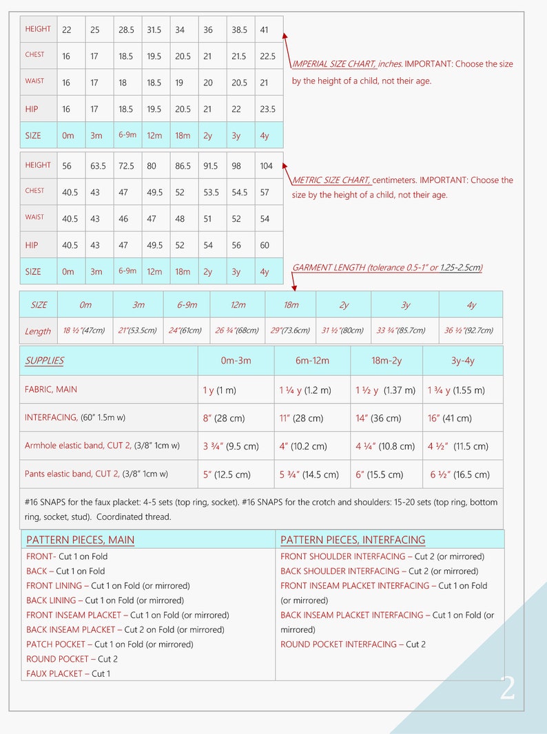 Cape Cod Baby Romper PDF Sewing Pattern 0m-4y. - Etsy