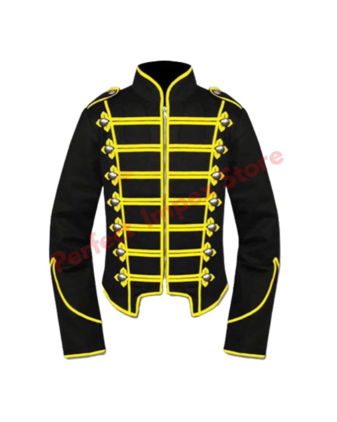 Steampunk Military Jacket – Unisex Gothic Bagpiper Coat - Etsy
