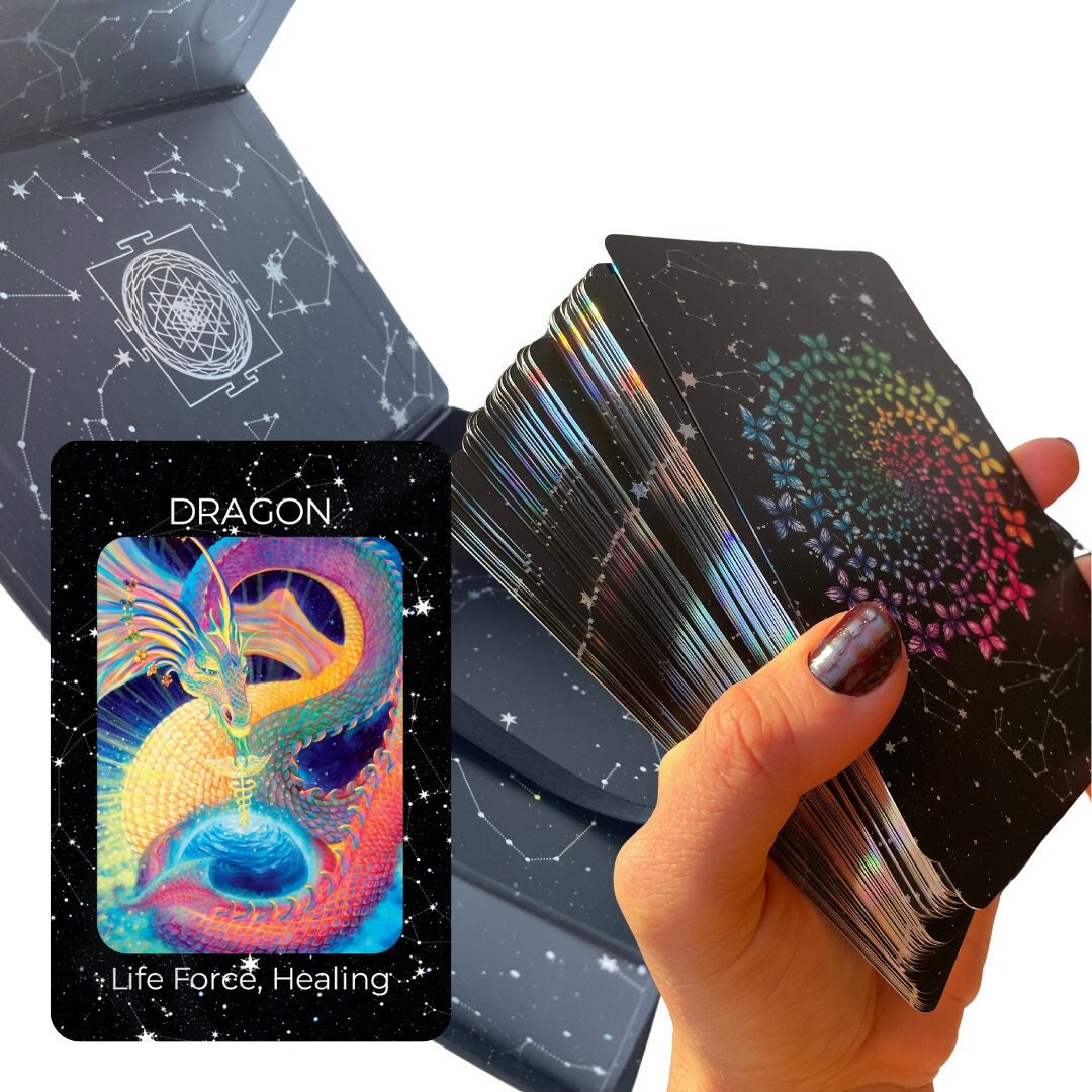 Emergence Oracle Cards: 63-card Deck With Holographic Edges - Etsy