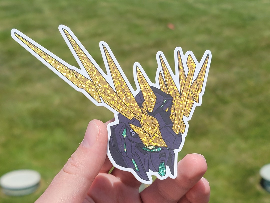 Banshee - Head Sticker - Green Psycho Frame - Glitter Detailed - Etsy